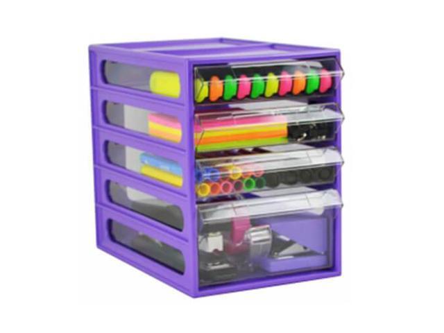 Click here for Italplast 4 Drawer Office Organiser - Grape prices