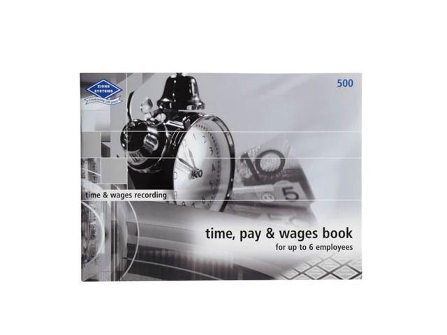 Click here for Zions Time  Pay and Wage Book (6 Employees) prices