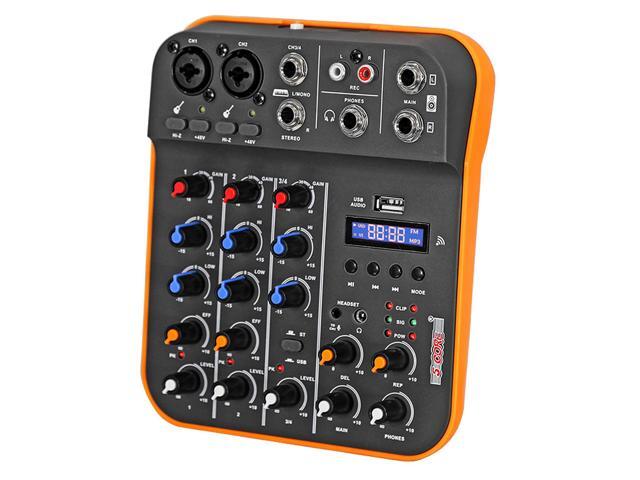 Click here for 5 Core Audio Interface Mixer 4 Channel PC XLR Blue... prices