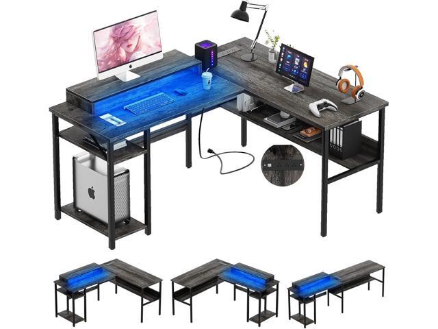 Click here for Unikito Reversible L Shaped Desk with Power Outlet... prices