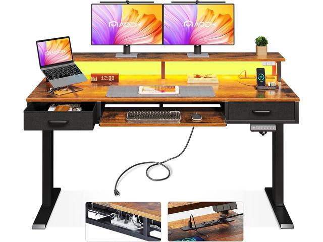 Click here for AODK Electric Standing Desk with Drawers & Keyboar... prices