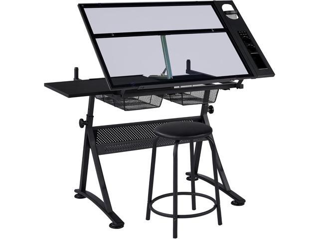 Click here for Yaheetech Drafting Table w/Stool Height Adjustable... prices
