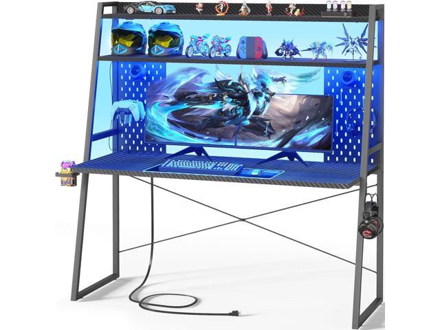 Click here for Gaming Desk with Hutch and LED Lights  Gaming Comp... prices