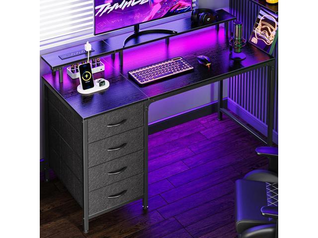 Click here for Huuger 47 Inch Computer Desk with Power Outlets an... prices