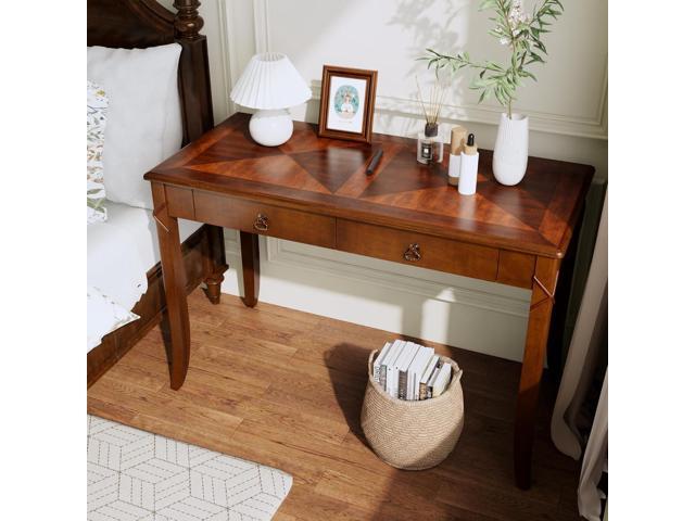 Click here for Traditional Home Office Desk with 2 Storage Drawer... prices