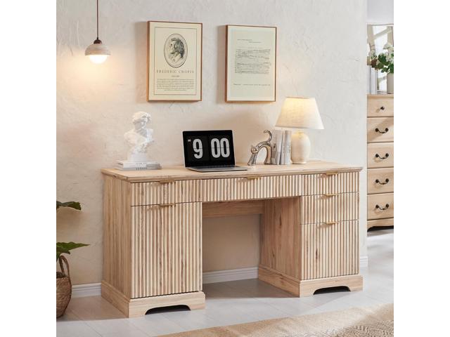 Click here for JXQTLINGMU 58 Modern Executive Desk with Storage... prices