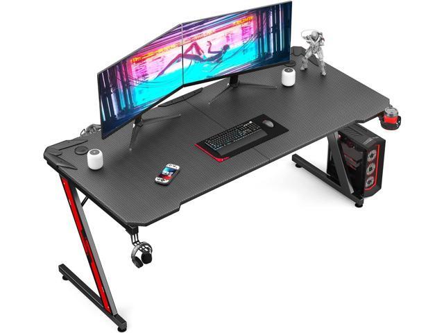 Click here for Homall Gaming Desk Computer Desk with Carbon Fiber... prices