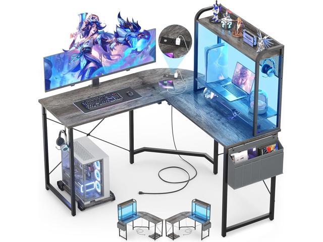 Click here for Small L Shaped Gaming Desk with Power Outlets  Cor... prices