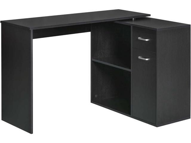 Click here for HOMCOM L Shaped Computer Desk  180° Rotating Corne... prices