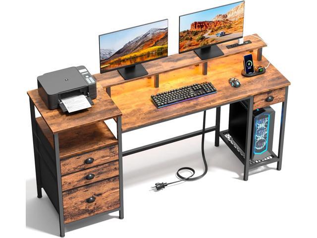 Click here for Furologee Computer Desk with 4 Drawers  60 Office... prices