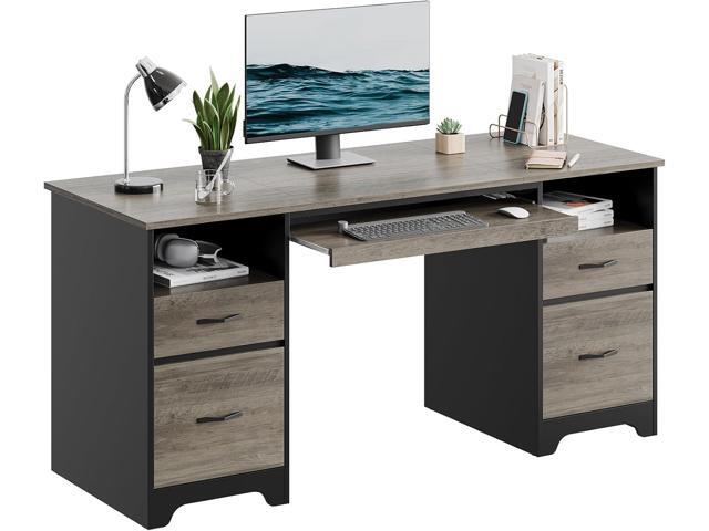 Click here for Bestier 59 Computer Desk with 4 Drawers  Office De... prices