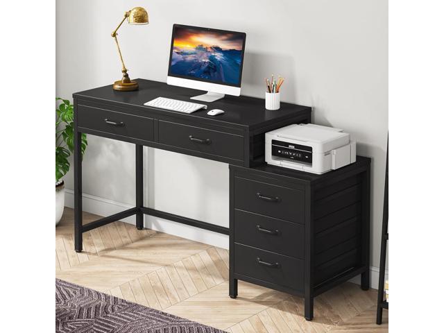 Click here for Tribesigns Computer Desk with 5 Drawers  Home Offi... prices