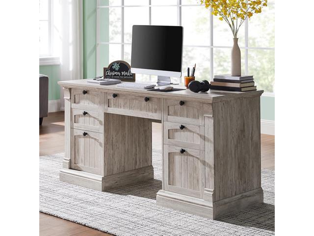 Click here for OKD 60 Executive Desk with Drawers  Farmhouse Home... prices