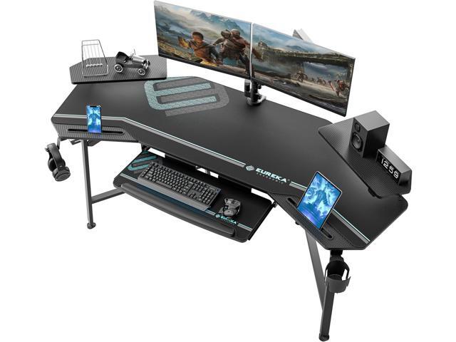 Click here for EUREKA ERGONOMIC Aero Gaming Desk with Led Lights... prices