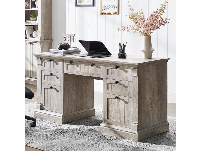 Click here for OKD 60 Executive Desk with Drawers  Farmhouse Home... prices