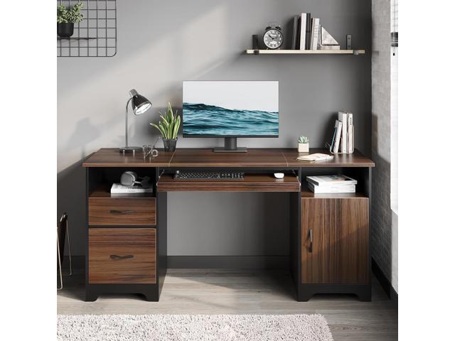 Click here for Bestier 59 Executive Desk with 2 Drawers  Computer... prices