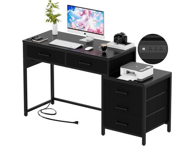 Click here for Unikito Reversible Computer Desk with 5 Drawers  S... prices