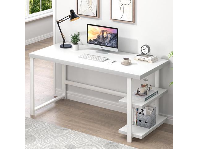 Click here for EXCEFUR White Computer Desk  Modern Home Office De... prices