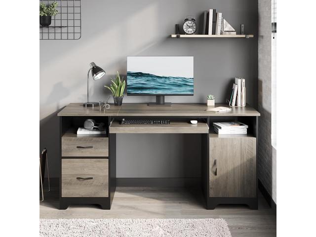 Click here for Bestier 59 Executive Desk with 2 Drawers  Computer... prices