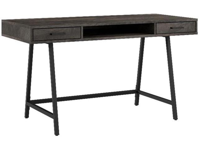 Click here for Bush Furniture Steele 54W Writing Desk in Dark Gra... prices