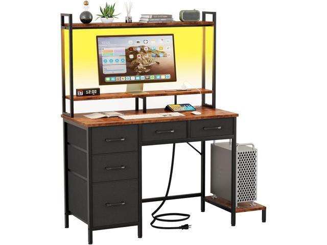 Click here for Computer Desk with Hutch  Gaming Desk with Power O... prices