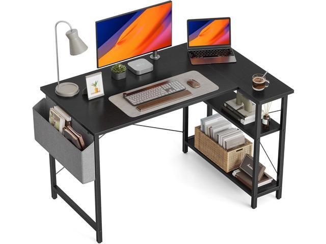 Click here for BANTI L Shaped Small Computer Desk with Storage Sh... prices
