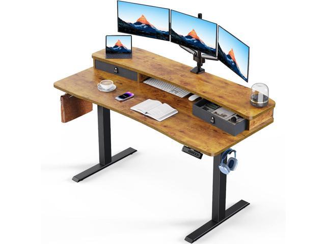Click here for HUANUO 55 x 26 Electric Standing Desk with 2 Drawe... prices