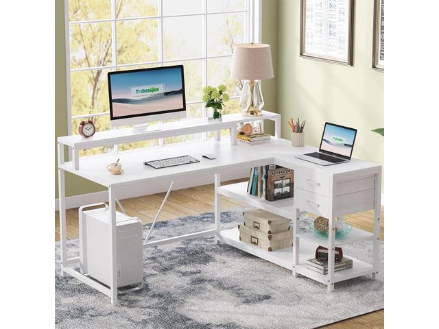 Click here for Tribesigns 55-inches Reversible L Shaped Desk with... prices