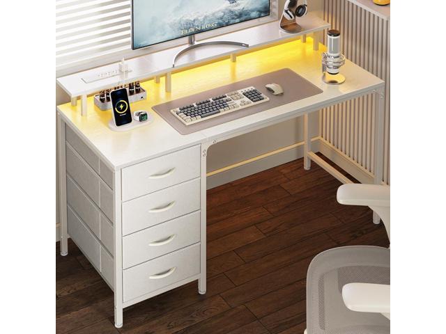 Click here for Huuger 47 Inch Computer Desk with Power Outlets an... prices