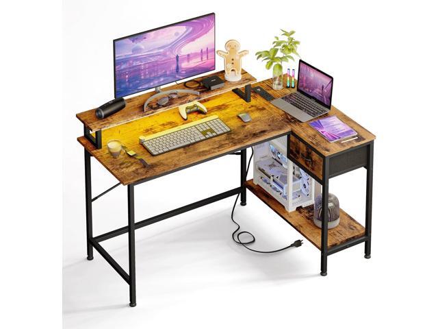 Click here for Fixwal L Shaped Gaming Desk with Power Outlets and... prices