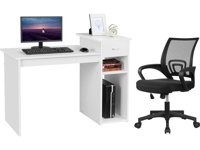 Click here for Yaheetech Home Office Computer Desk & Chair Set  4... prices