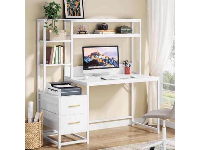 Click here for Tribesigns 55 Inch Computer Desk with 2 Drawers an... prices