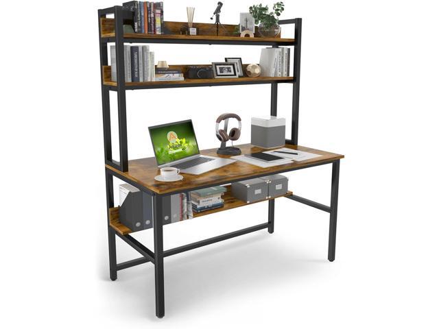 Click here for Aquzee Computer Desk with Hutch  47W x 23.6 D Desk... prices