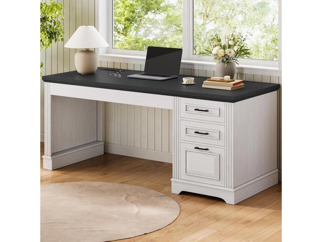 Click here for Itaar Farmhouse 55 Executive Desk  Computer Desk w... prices