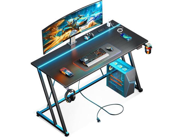 Click here for MOTPK 47 Inch Gaming Desk with LED Lights & Power... prices