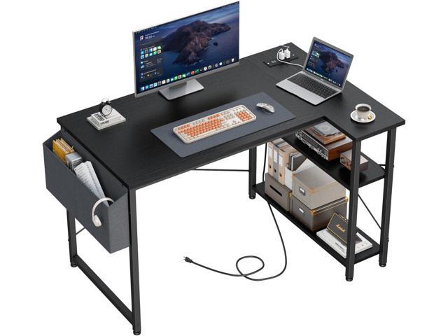 Click here for EnHomee L Shaped Computer Desk with File Drawer &... prices