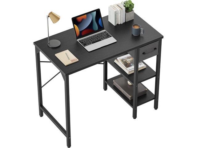 Click here for BANTI Small Computer Desk with Drawers  35 Inch Ho... prices