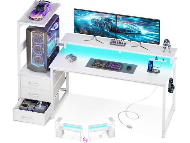 Click here for AODK 59 Inch Gaming Desk with USB Charging Ports &... prices