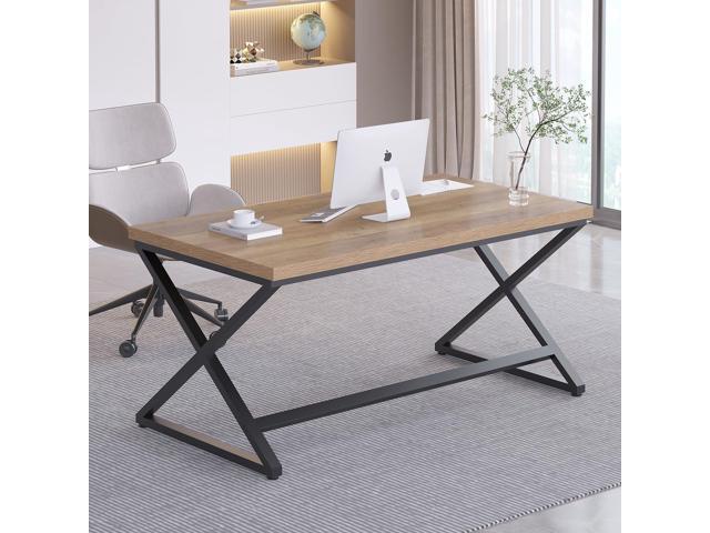 Click here for IBF Rustic Computer Desk  Modern Metal Home Office... prices