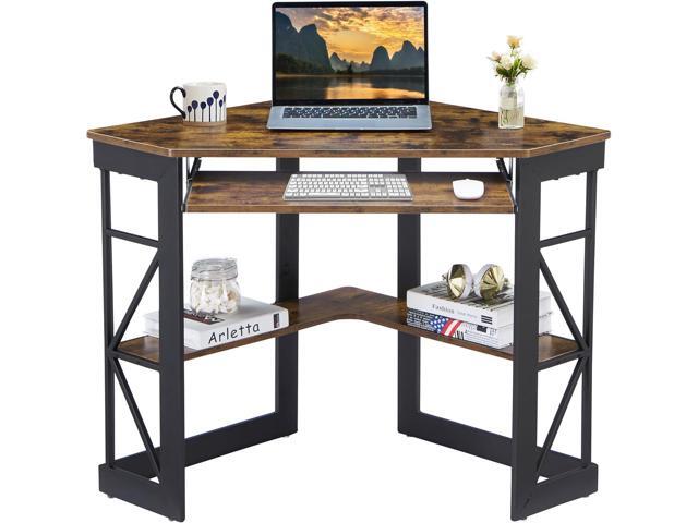 Click here for VECELO Corner Computer Desk 41 x 30 inches with Sm... prices