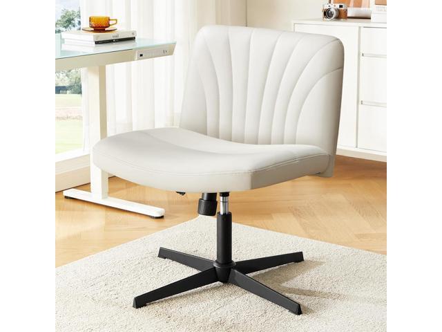 Click here for Marsail Cross Legged Office Chair: PU Leather Cris... prices