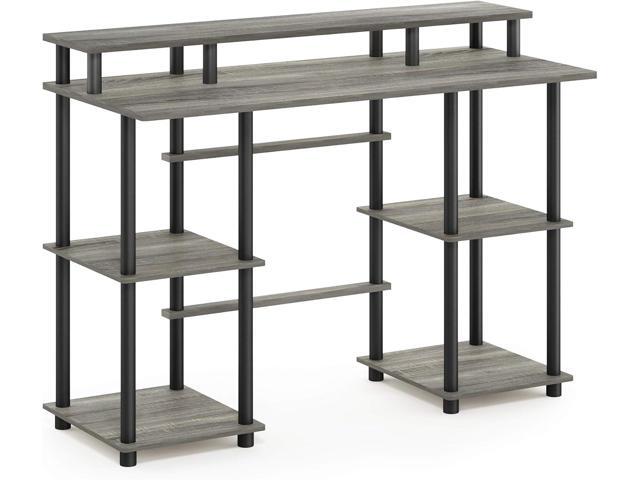 Click here for Furinno Turn-N-Tube Computer Desk  French Oak Grey... prices