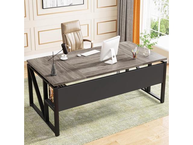Click here for Tribesigns 63 inches Computer Desk with Bottom Sto... prices