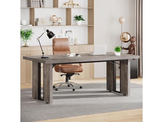 Click here for Tribesigns 70.9 Executive Desk  Large Office Compu... prices
