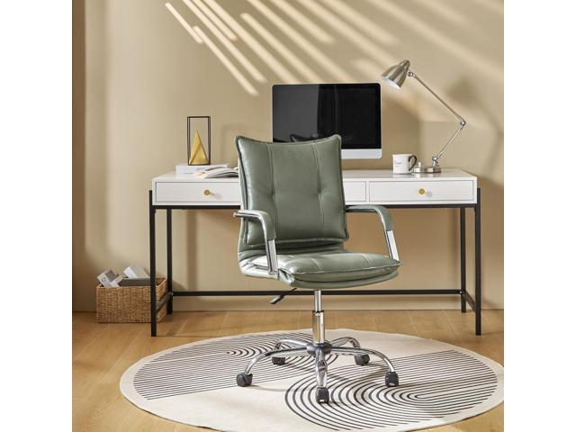 Click here for HULALA HOME Faux Leather Home Office Desk Chair  A... prices