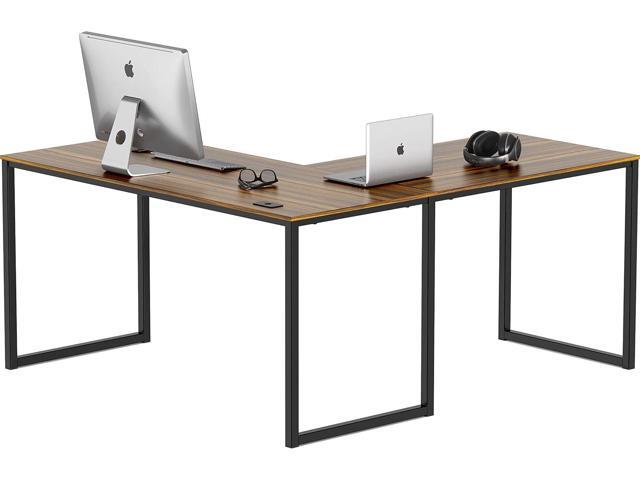 Click here for SHW Mission 55 x 60 Inches L-Shape Home Office Com... prices