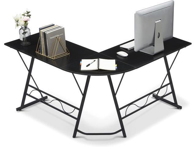 Click here for ivinta L Shaped Gaming Desk Modern White Computer... prices