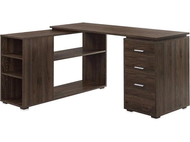 Click here for BELLEZE L Shaped Computer Desk  60 Study Writing T... prices