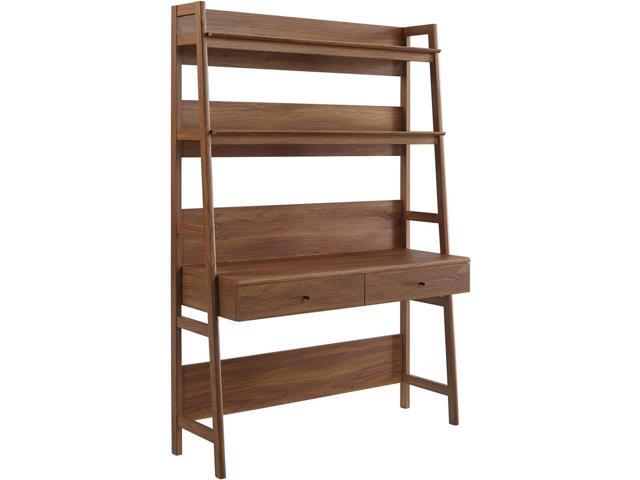 Click here for Modway Bixby Home Office Desk with Bookshelf in Wa... prices