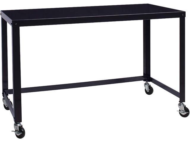 Click here for 21647 Black RTA 48 Wide Mobile Metal Desk Workstat... prices